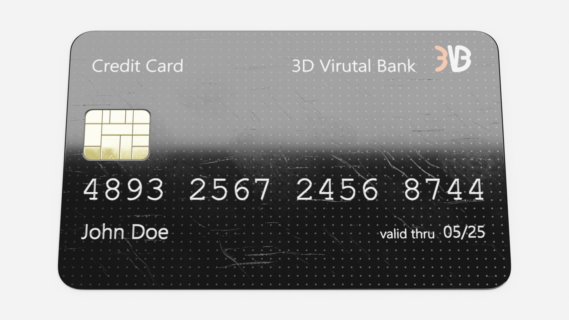 Credit Card 1 Model - TurboSquid 1571976