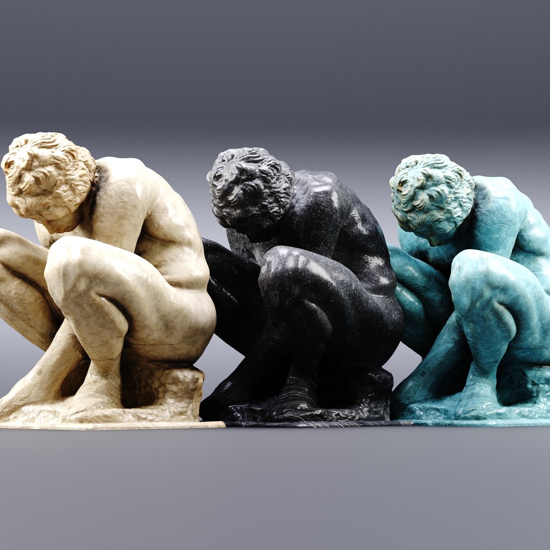 3D Model Greek Sculpture - TurboSquid 2264941