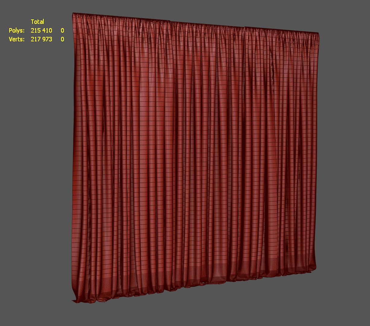 3D curtain fabric drape - TurboSquid 1343699