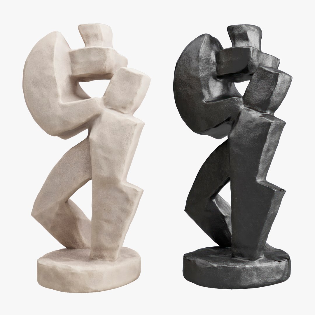 3D Cubist Man Figure Art Model - TurboSquid 2198356