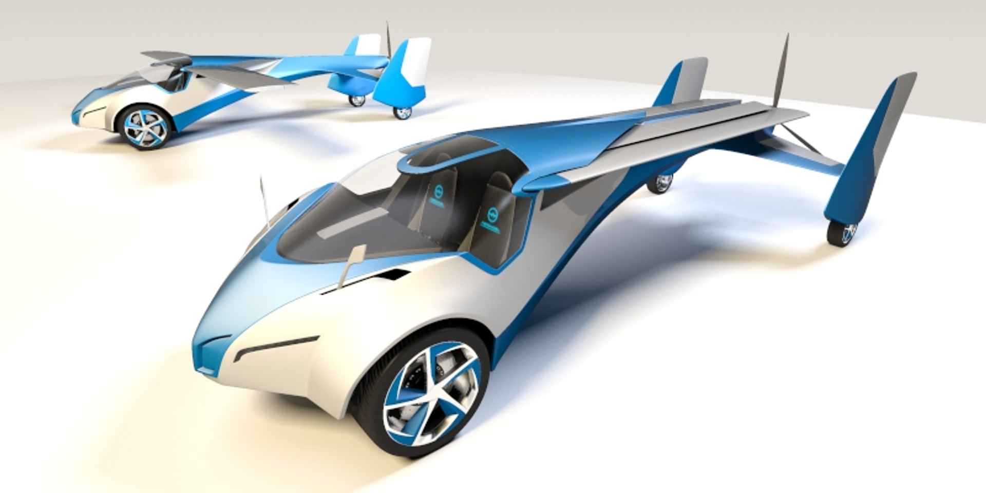 3D model flying aeromobil 3 0 - TurboSquid 1327464