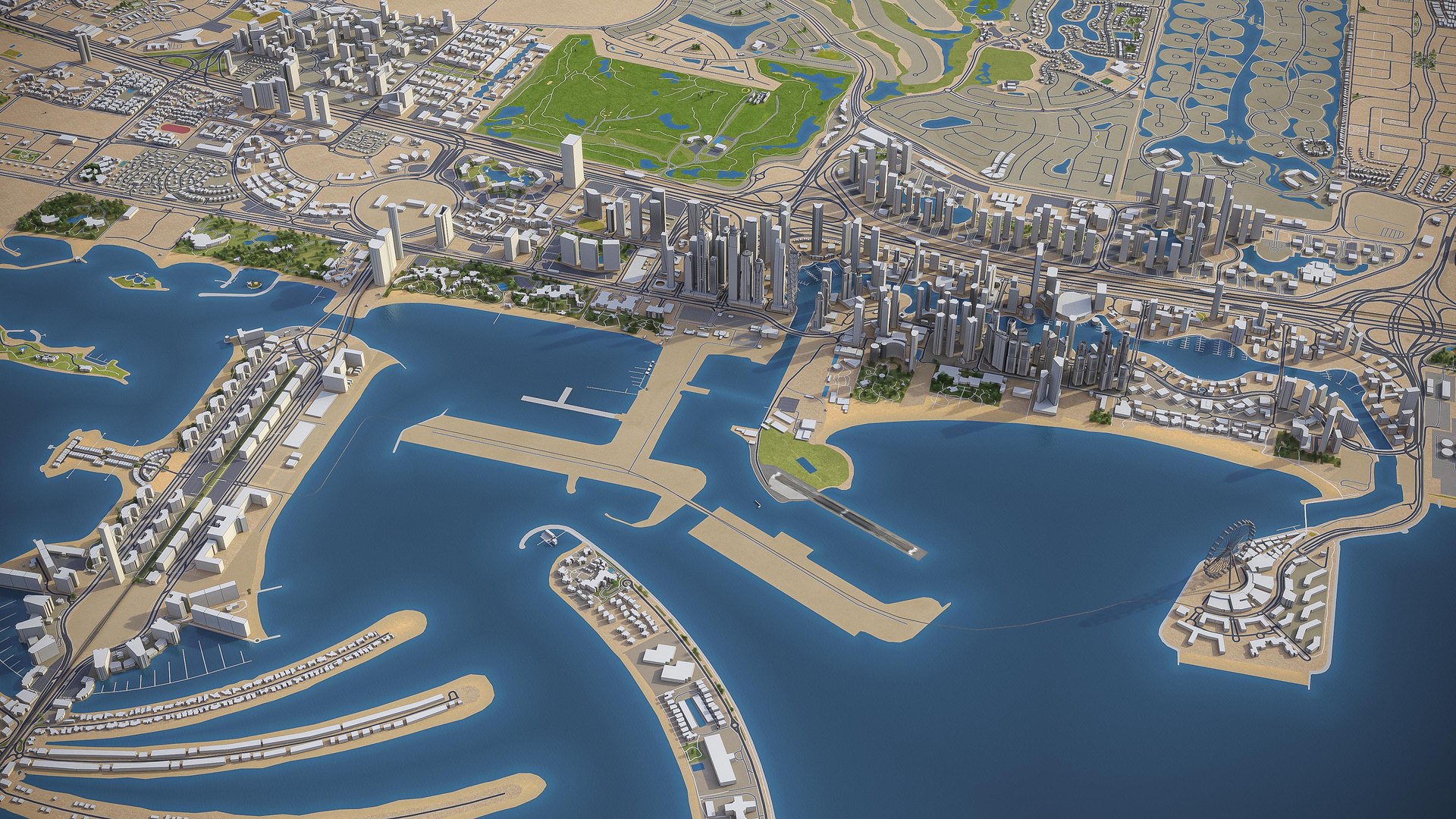 3D model dubai uae - TurboSquid 1334293