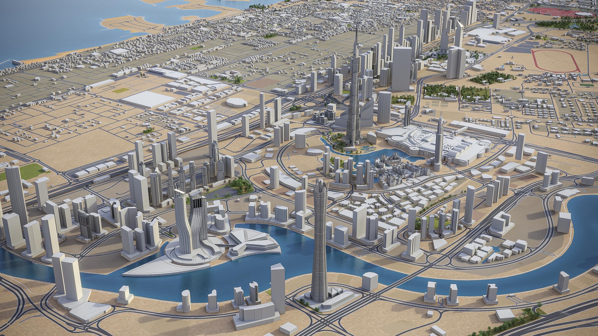 3D model dubai uae - TurboSquid 1334293