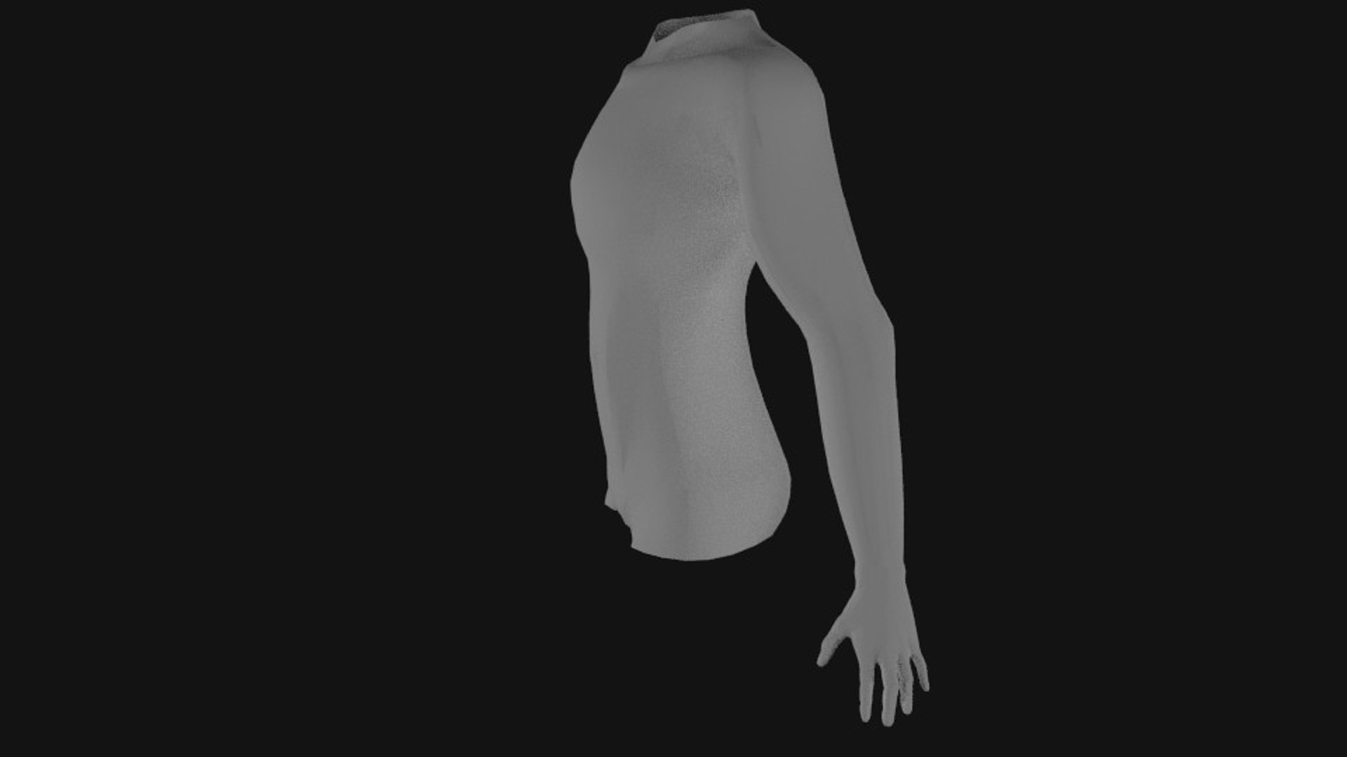 Free Basemesh Human-body Arms Hands 3d Model