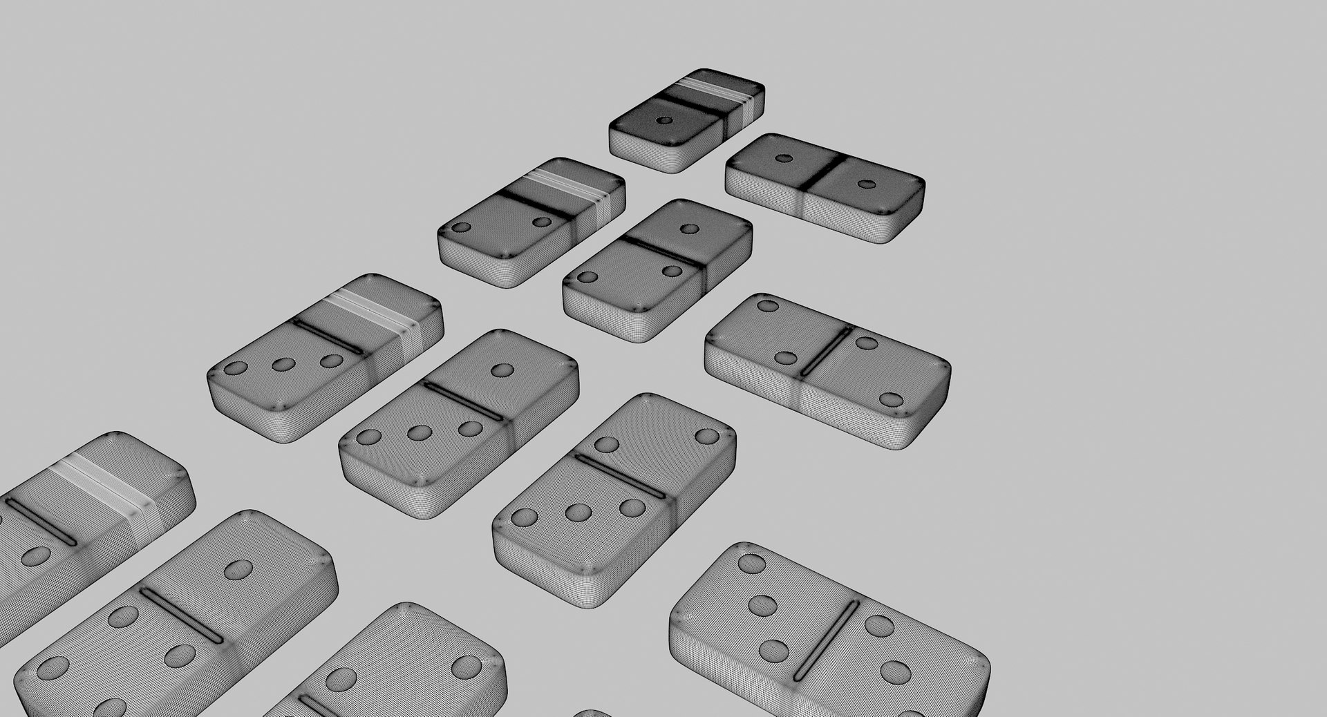 3D Realistic Domino Model - TurboSquid 1354010