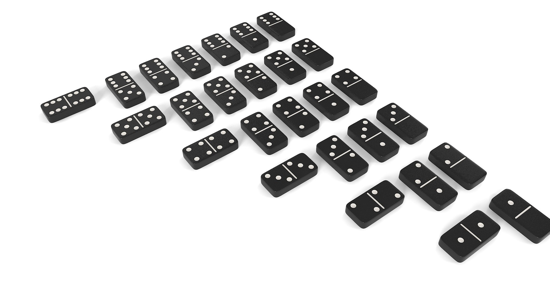 3D Realistic Domino Model - TurboSquid 1354010