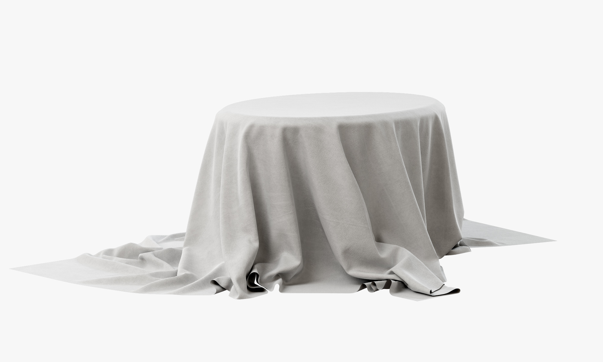 3D table drapery - TurboSquid 1350583