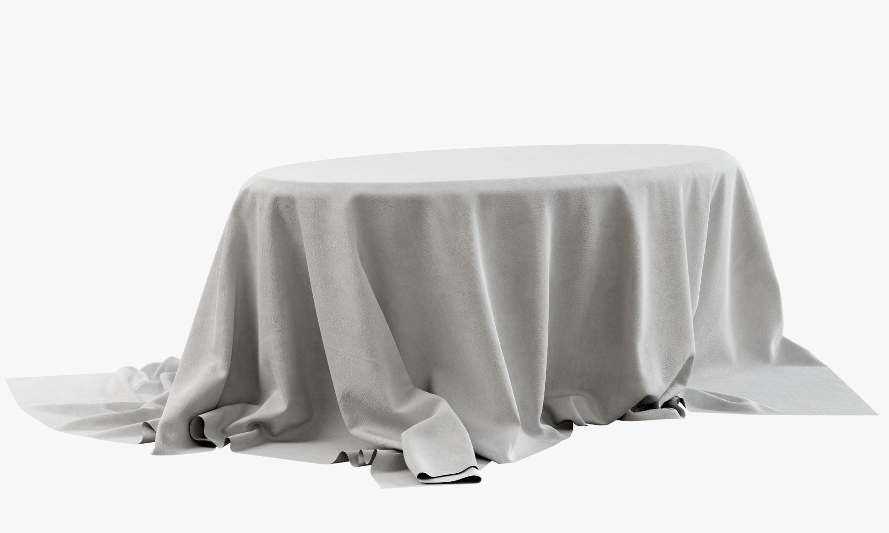 3D Table Drapery - TurboSquid 1350583