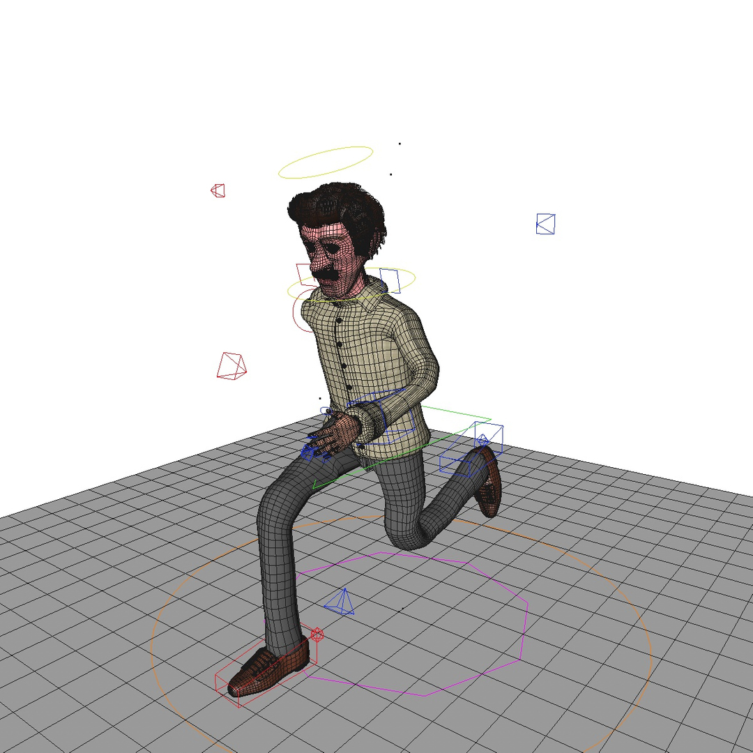 Cartoon Man Andy Rigged Character 3D Model - TurboSquid 1408414