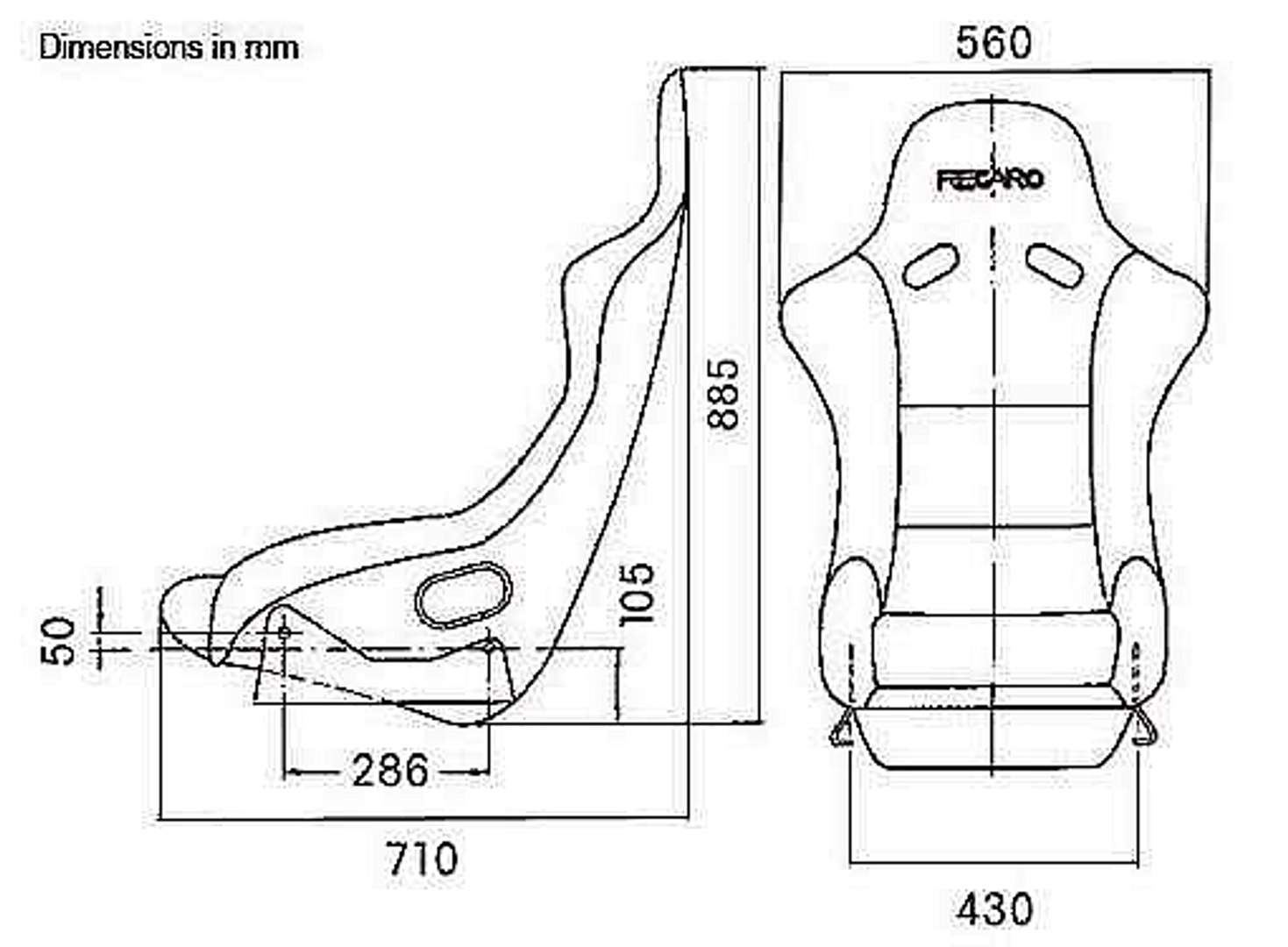 Free Competition Car Seat 3d Model