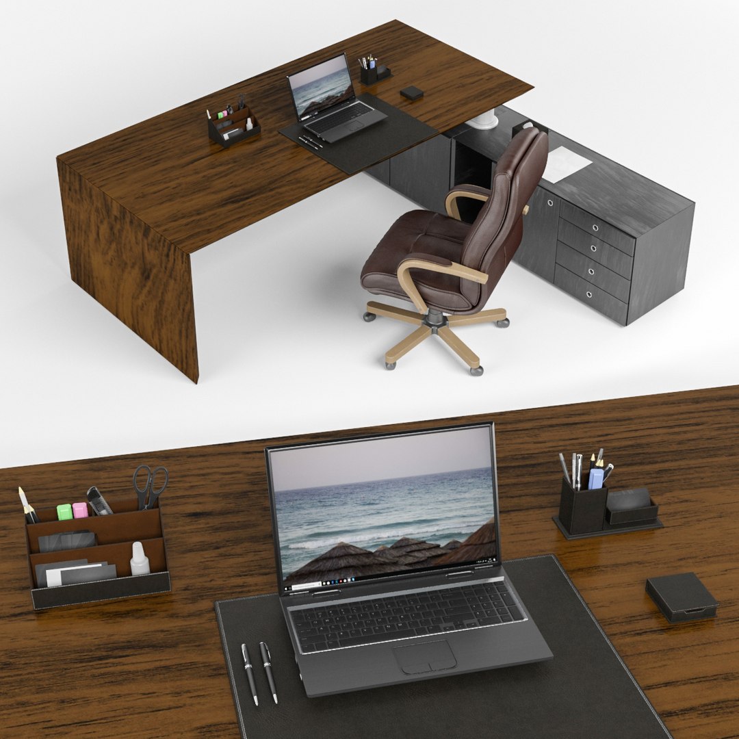 Set Office 3D Model - TurboSquid 1237738