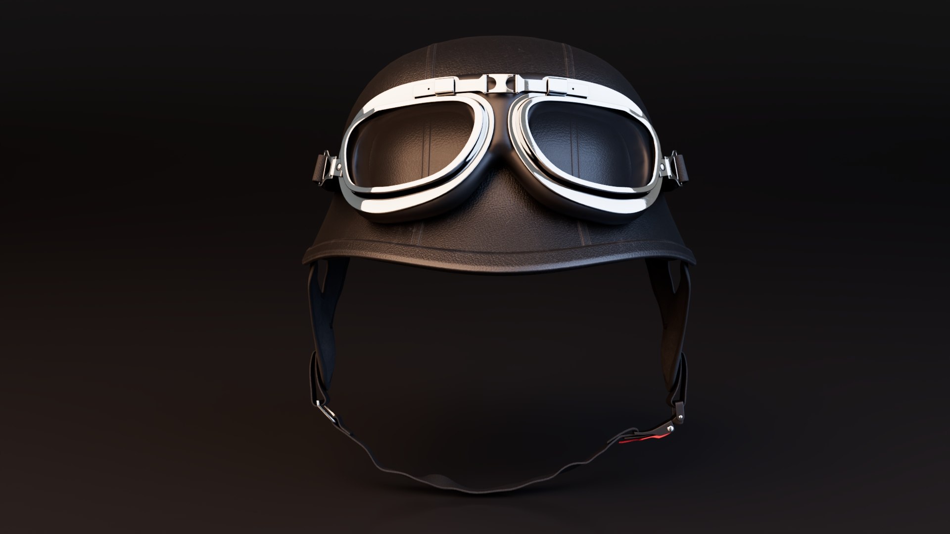 Retro Motorcycle Helmet 3D Model - TurboSquid 2429452