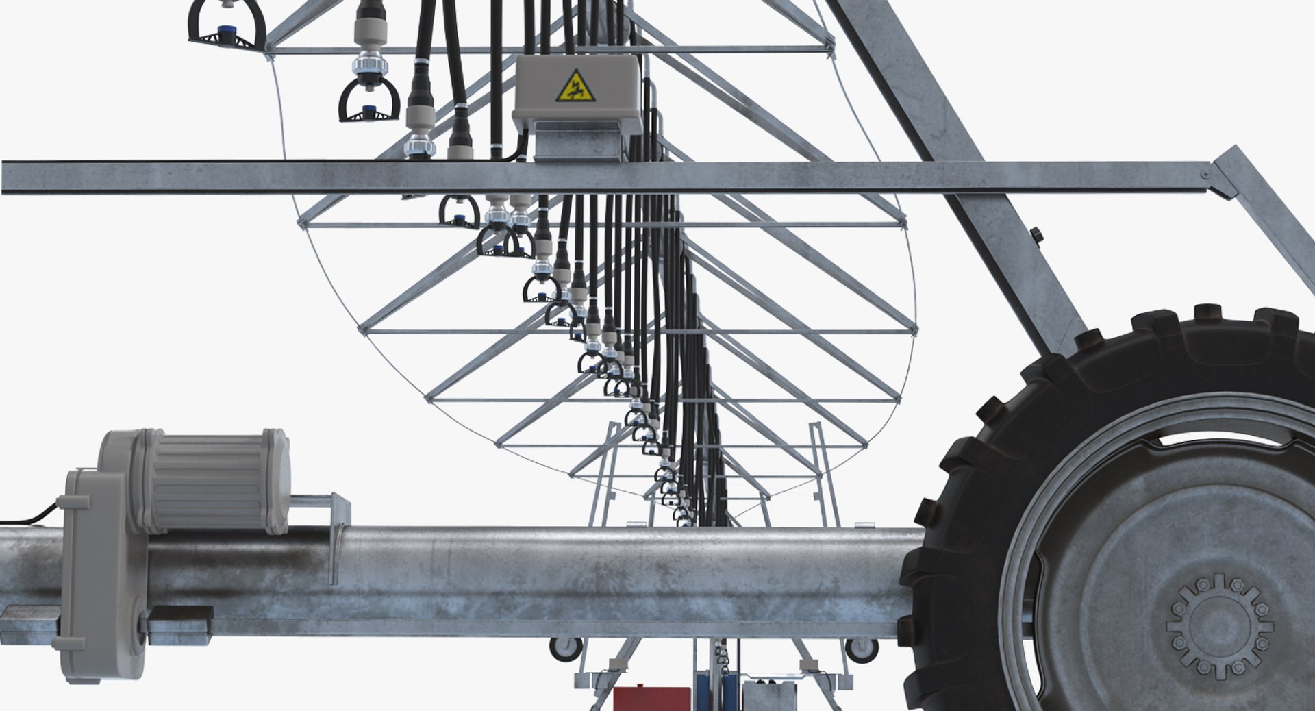 Irrigation Wheel Lateral 3D Model - TurboSquid 1241332