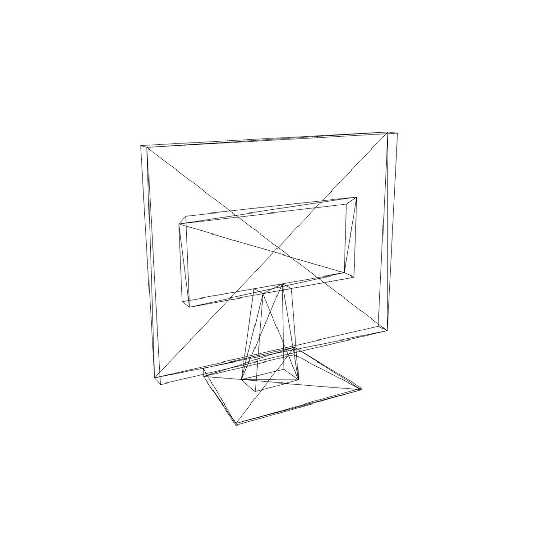 Lcd Screen 3D Model - TurboSquid 1203677