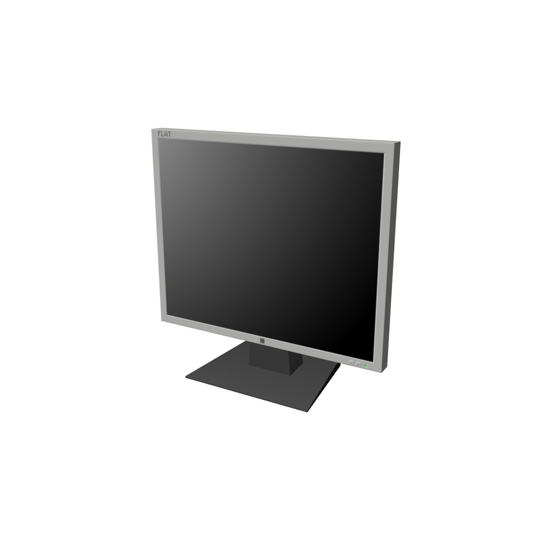 Lcd Screen 3D Model - TurboSquid 1203677