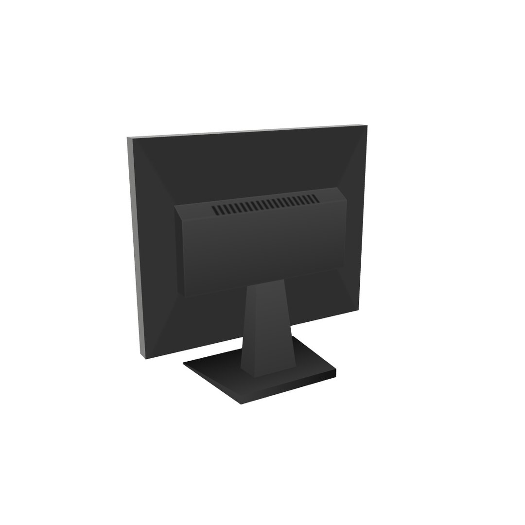 Lcd Screen 3D Model - TurboSquid 1203677