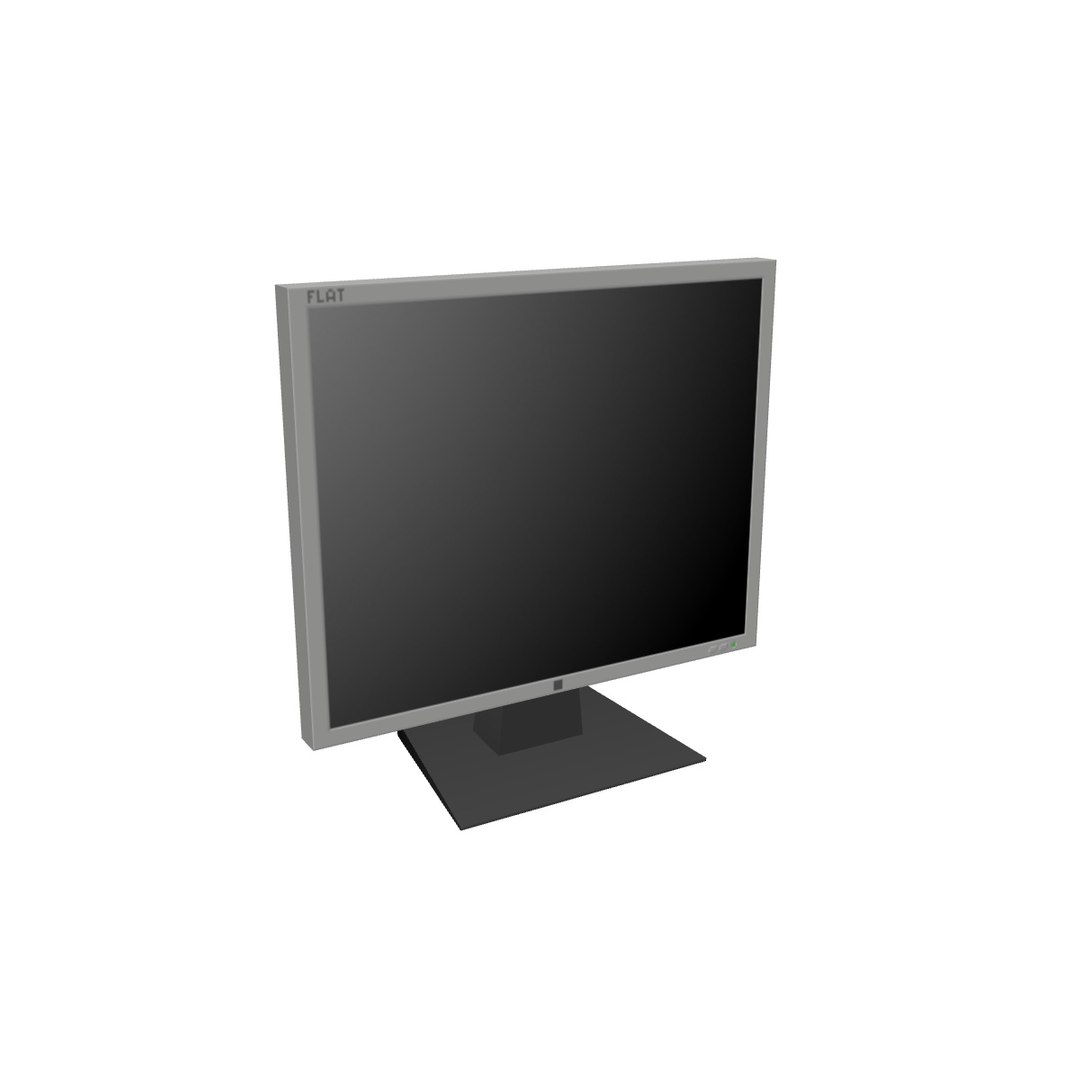 Lcd Screen 3D Model - TurboSquid 1203677
