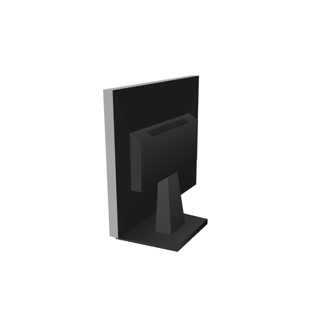 Lcd Screen 3D Model - TurboSquid 1203677