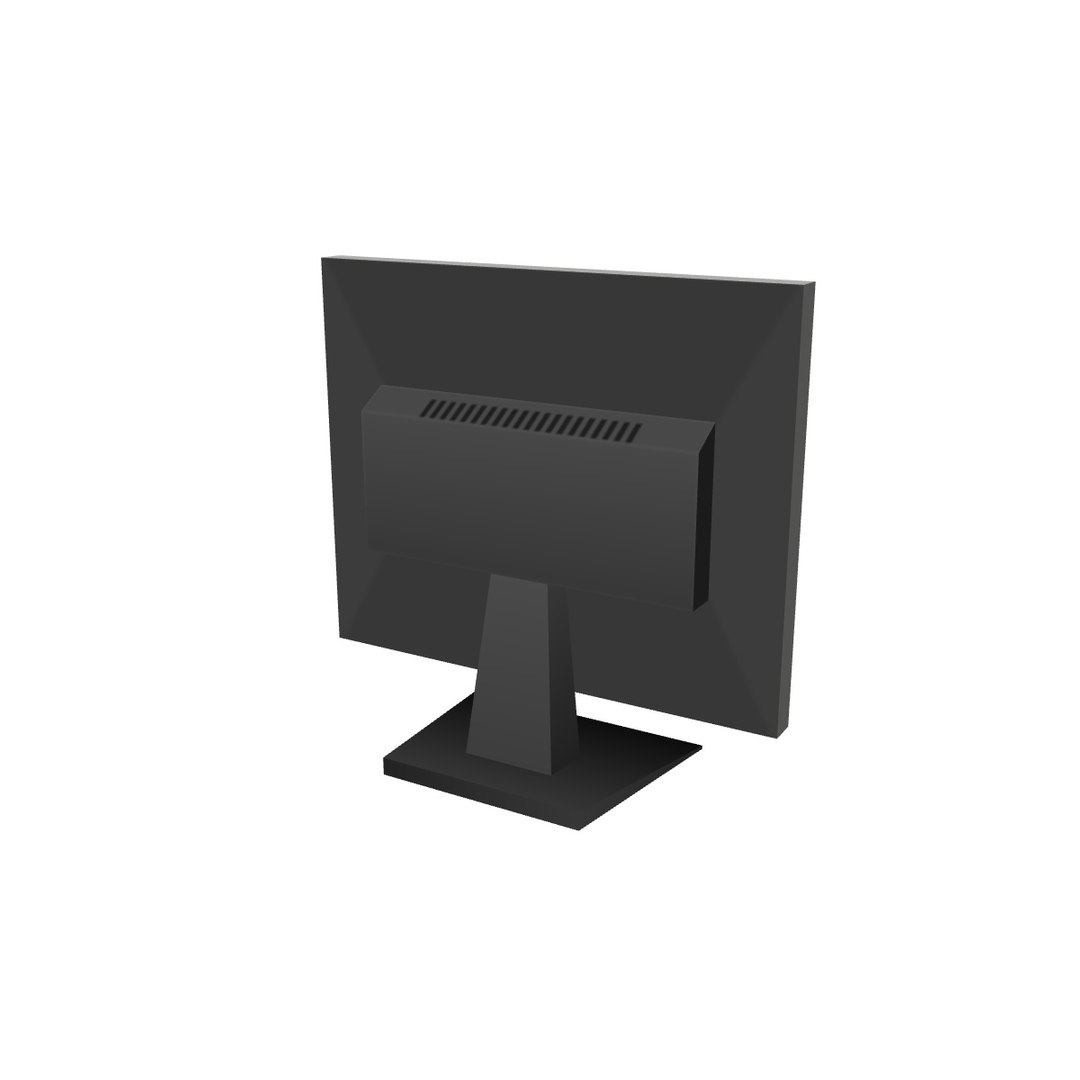 Lcd Screen 3D Model - TurboSquid 1203677