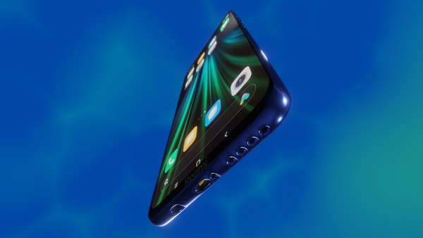Redmi note 8 cellphone 3D model - TurboSquid 1663153