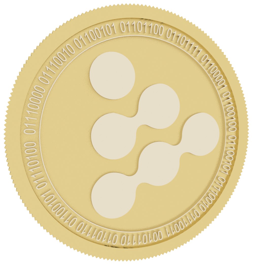 3D Model Iexec Gold Coin - TurboSquid 1458007