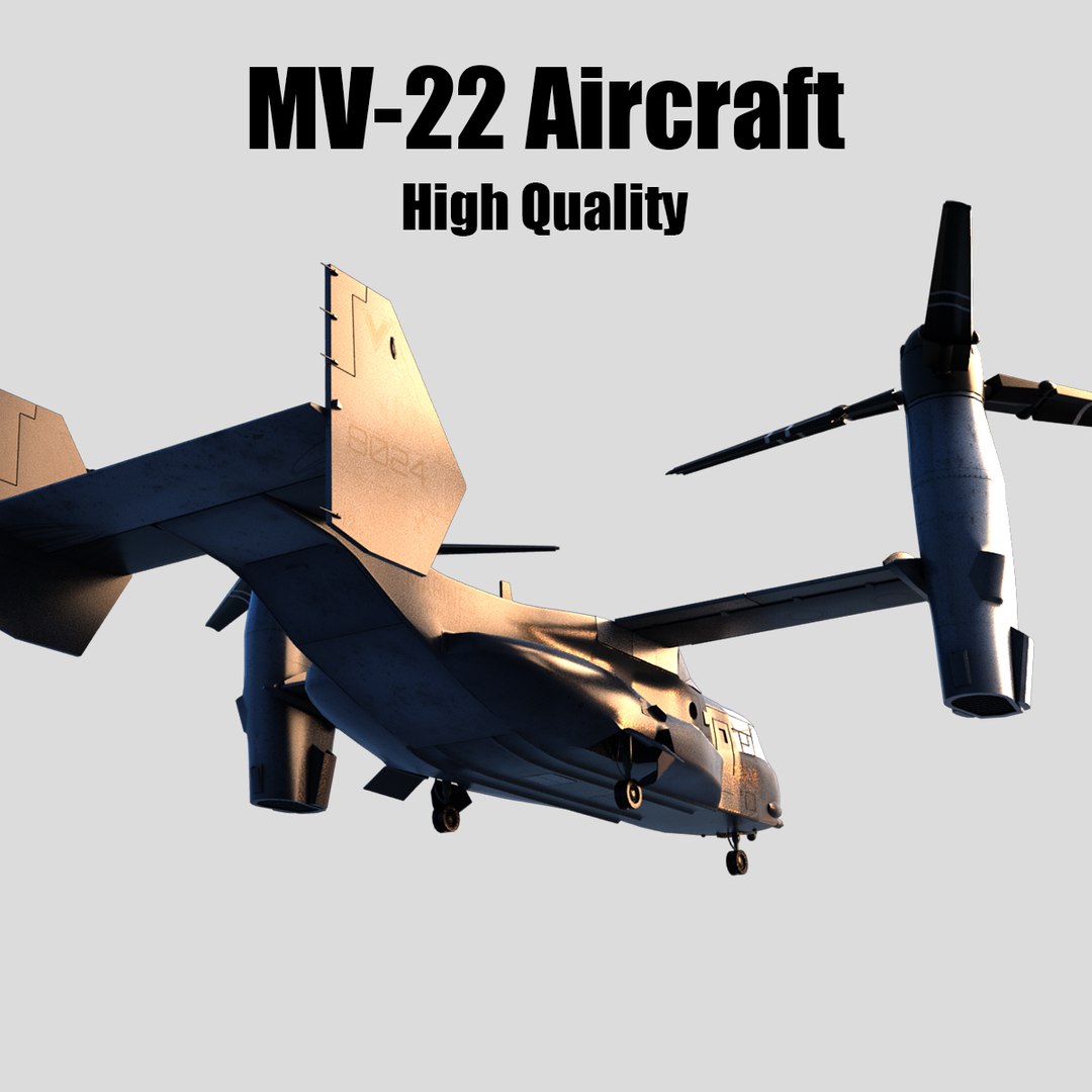 3D Model MV22 Marine High Quality - TurboSquid 2079787