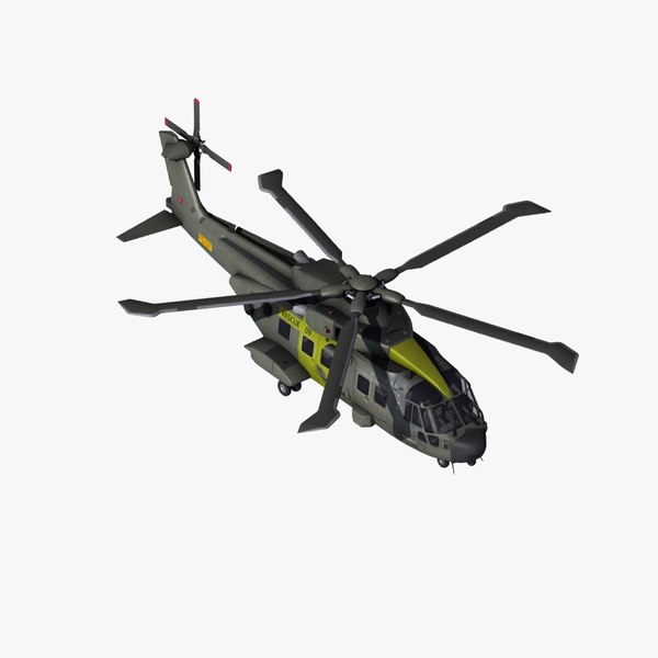 3d model of aw101 joint support helicopter