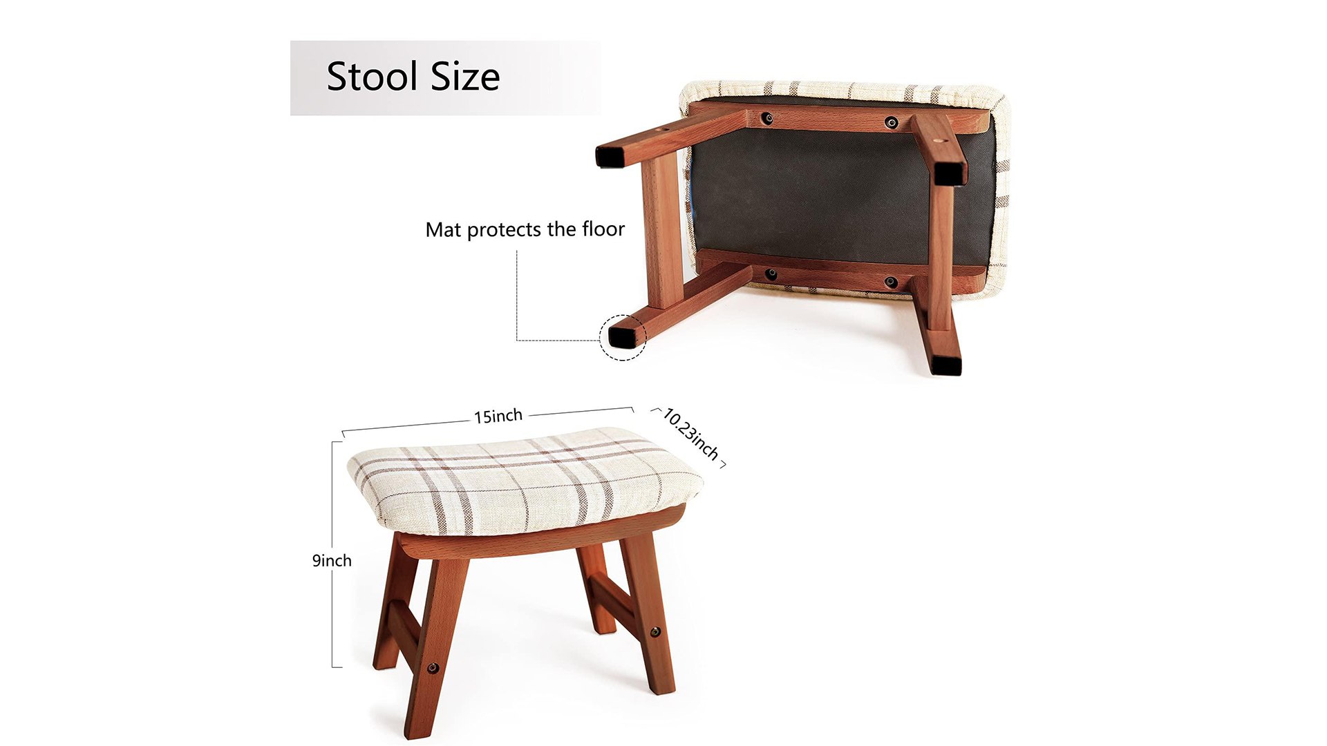 Square Cushion Foot Stool 3D - TurboSquid 2386815