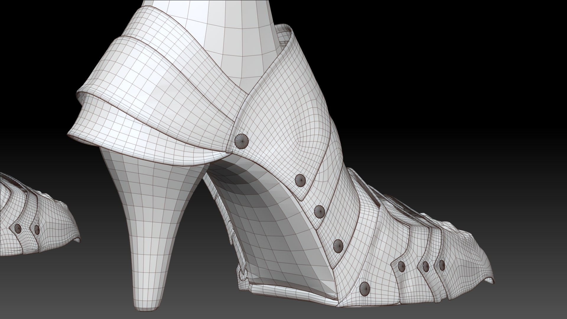 3D Female Knigt Foot Armor Sculpt Project Model - TurboSquid 2033995