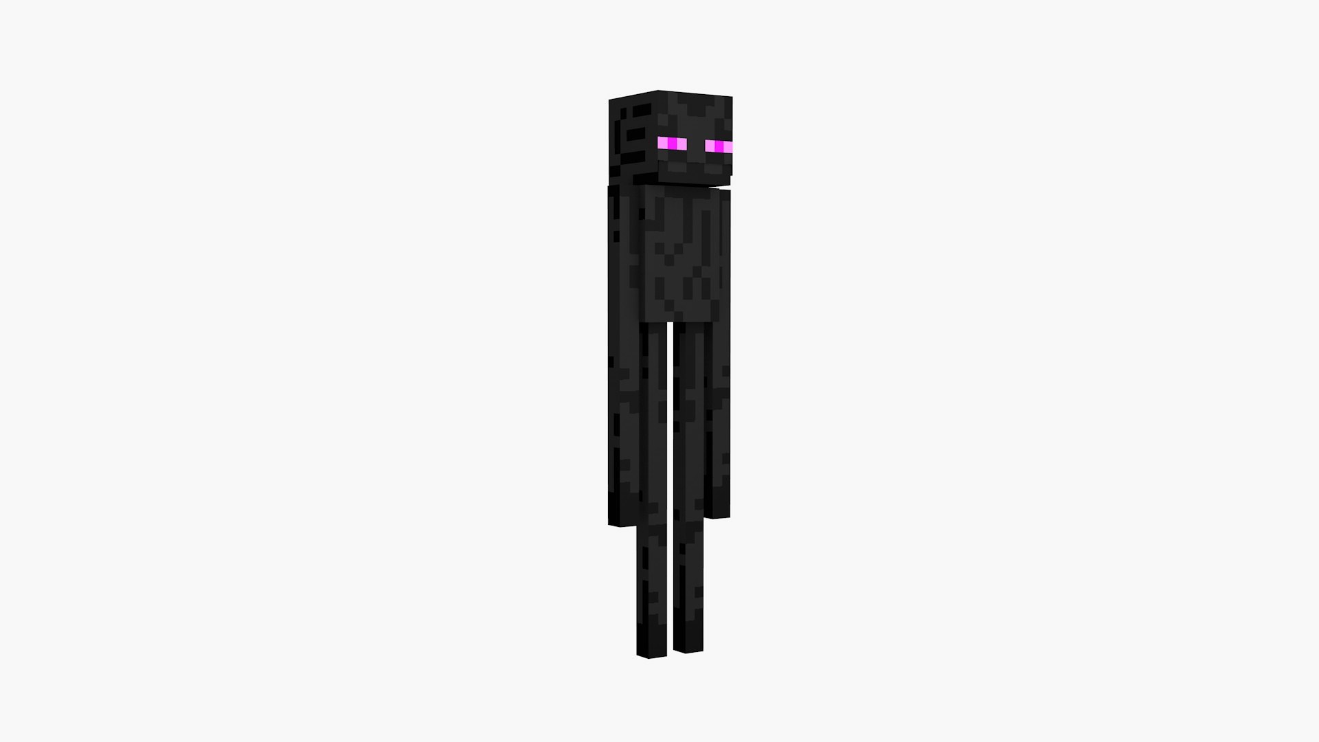 3D Enderman Minecraft Model - TurboSquid 2364653