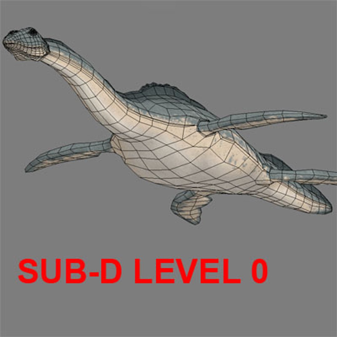 3d Nessie Loch Ness Model