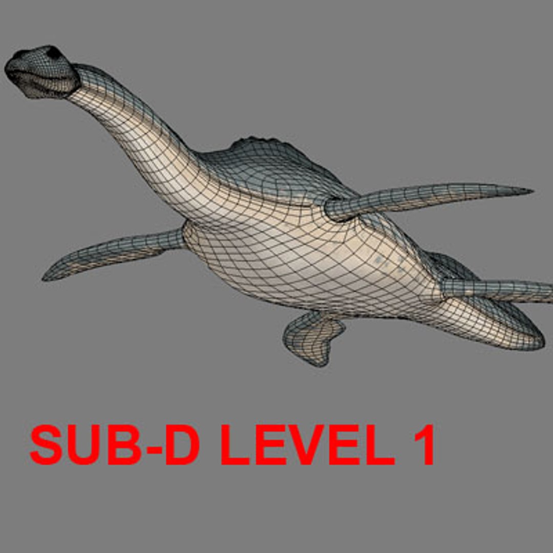 3d Nessie Loch Ness Model
