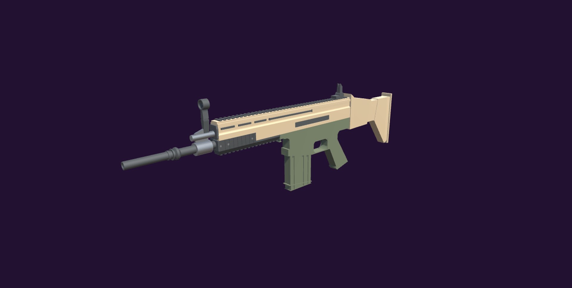 Scar 3D model - TurboSquid 1350004