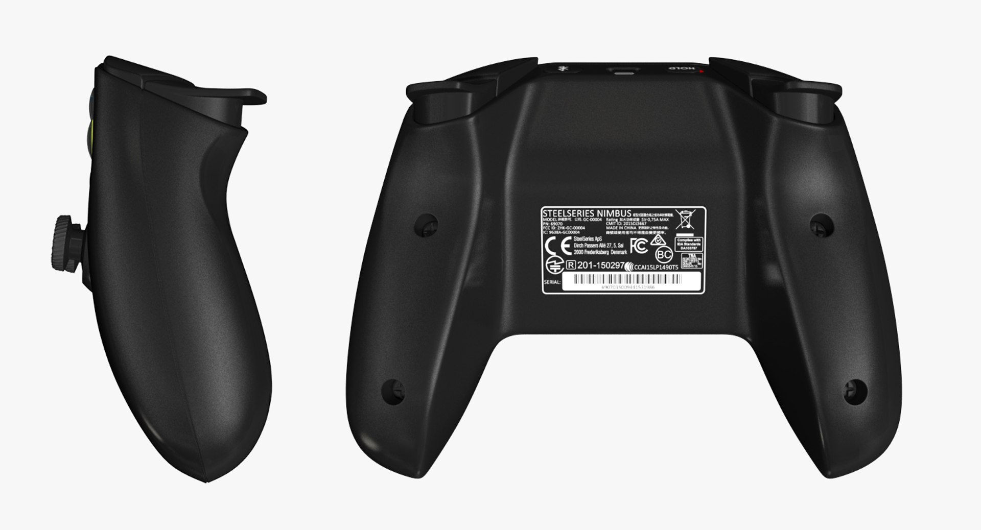 Nimbus wireless gaming controller model - TurboSquid 1169871