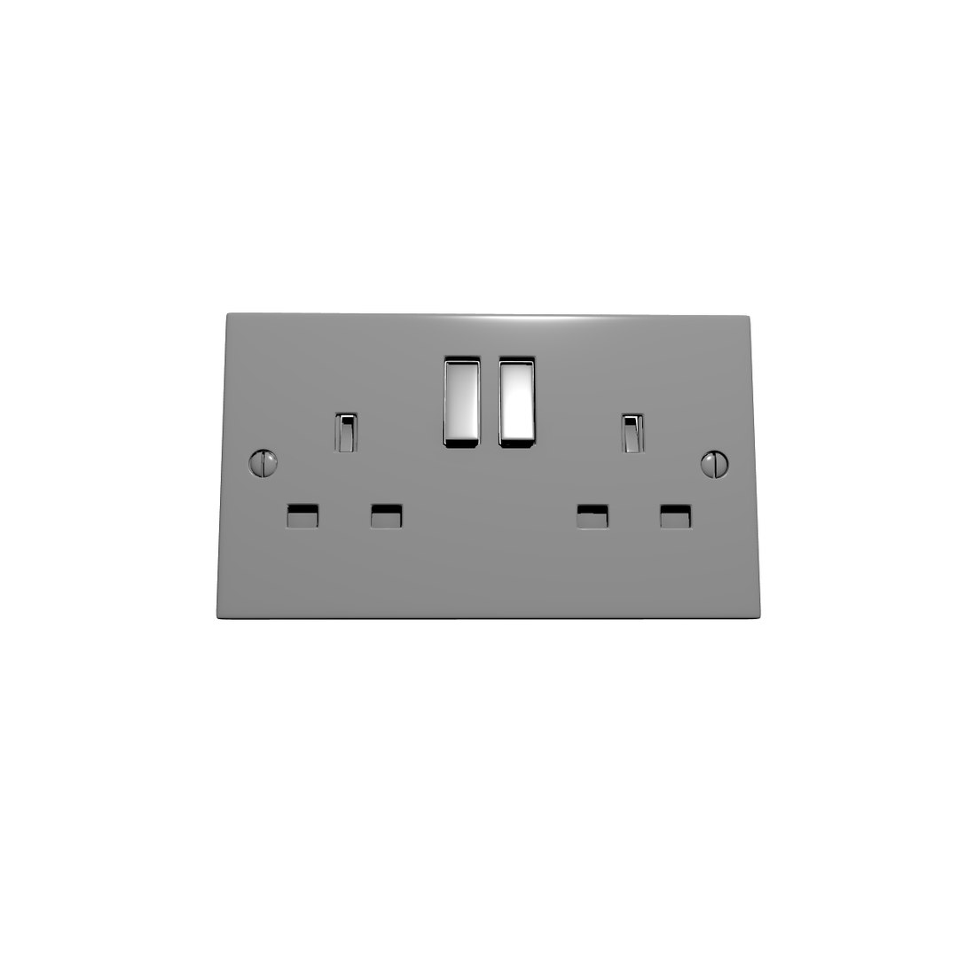 3D Uk Wall Plug - TurboSquid 1303912