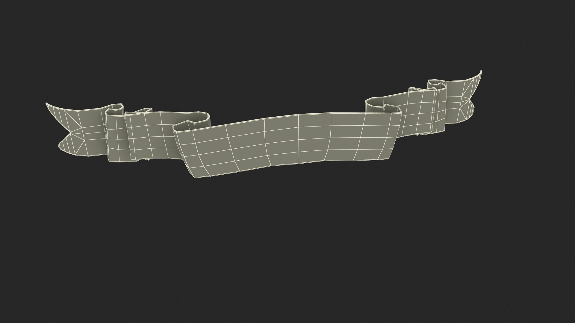 Red Label Ribbon Banner 3D Model - TurboSquid 2002540