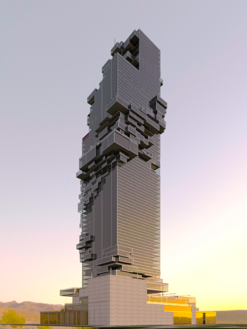 Revit Skyscraper 3D Model - TurboSquid 1414005