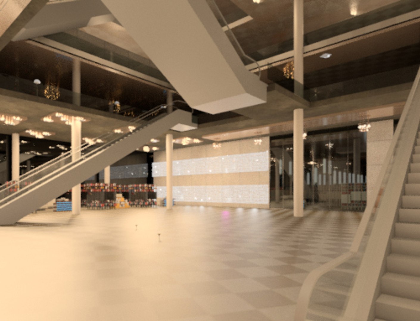 Revit Skyscraper 3D Model - TurboSquid 1414005