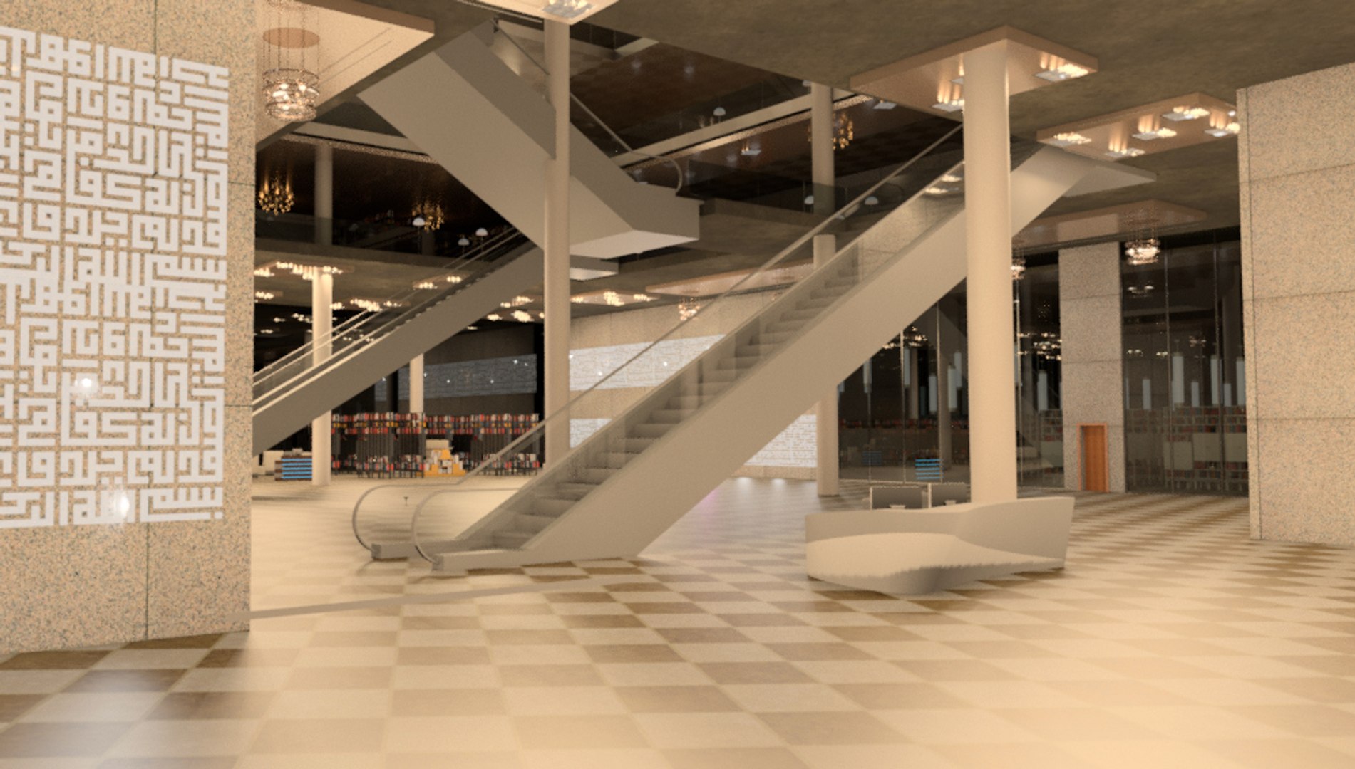 Revit Skyscraper 3D Model - TurboSquid 1414005