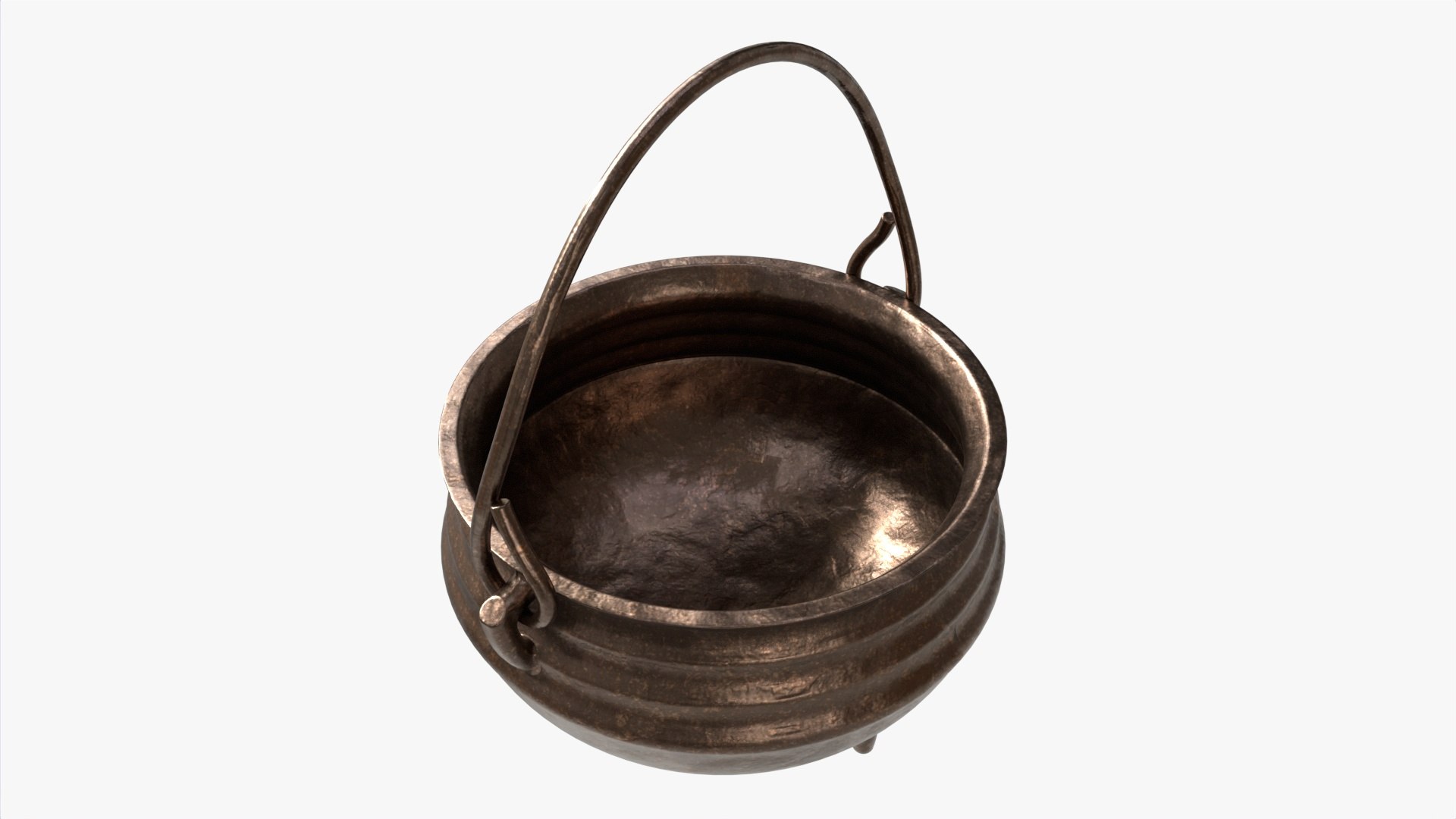 3D Cast Iron Cauldron Model - TurboSquid 2029973
