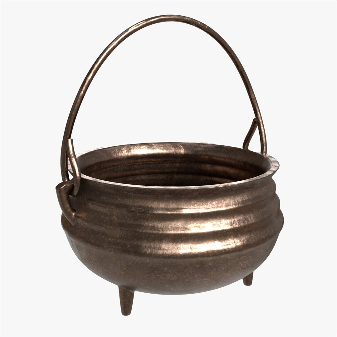 3D Cast Iron Cauldron Model - TurboSquid 2029973