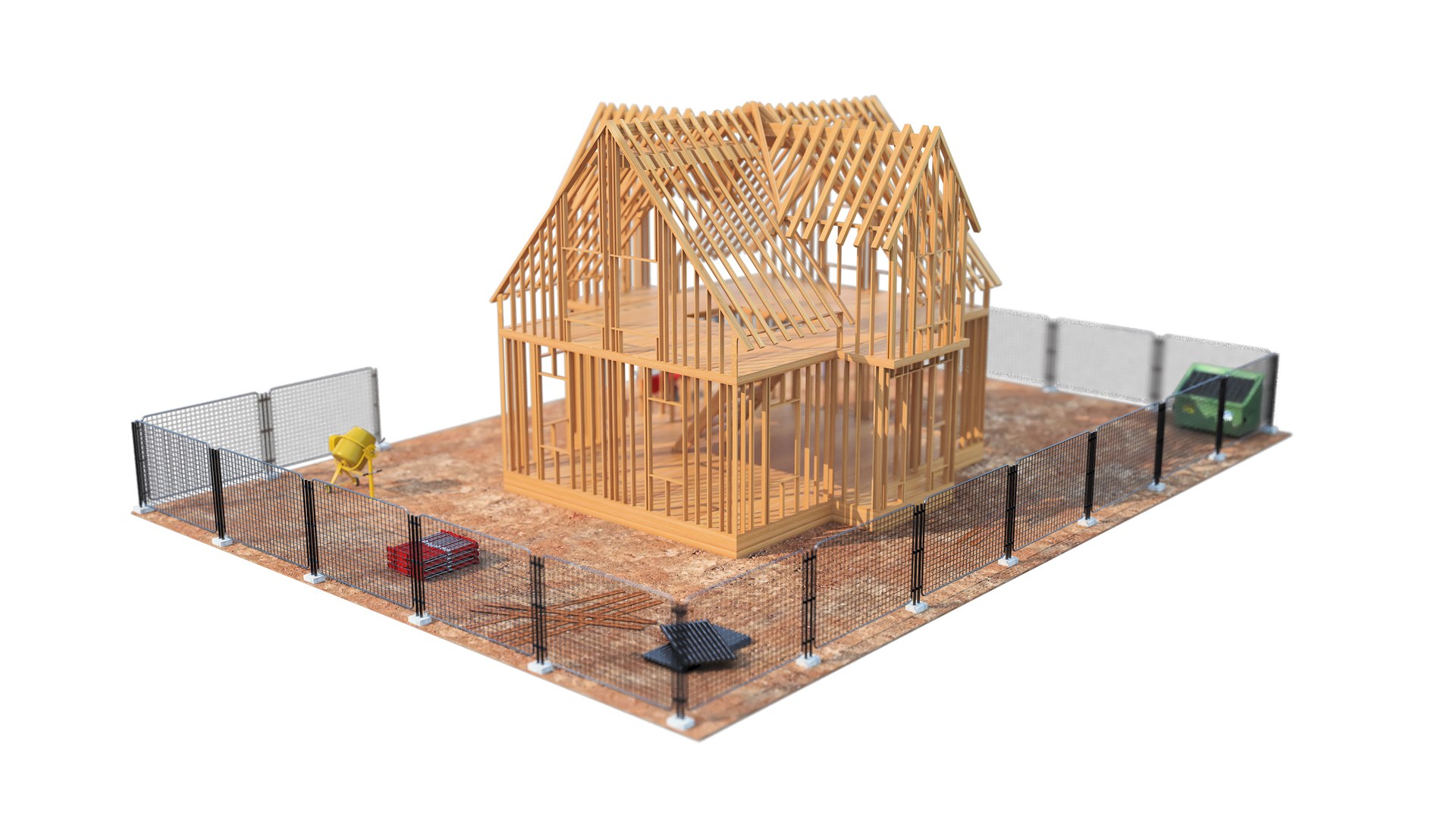 3D House Construction Model - TurboSquid 2217706