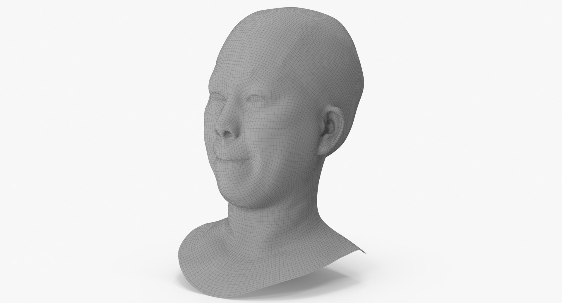 3D Model Mei Human Head Lip Suck AU28 Clean Scan - TurboSquid 1748713