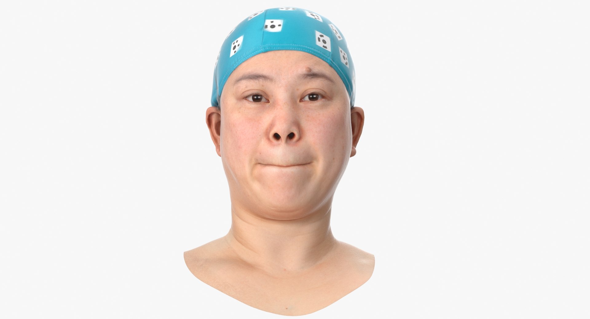 3D Model Mei Human Head Lip Suck AU28 Clean Scan - TurboSquid 1748713