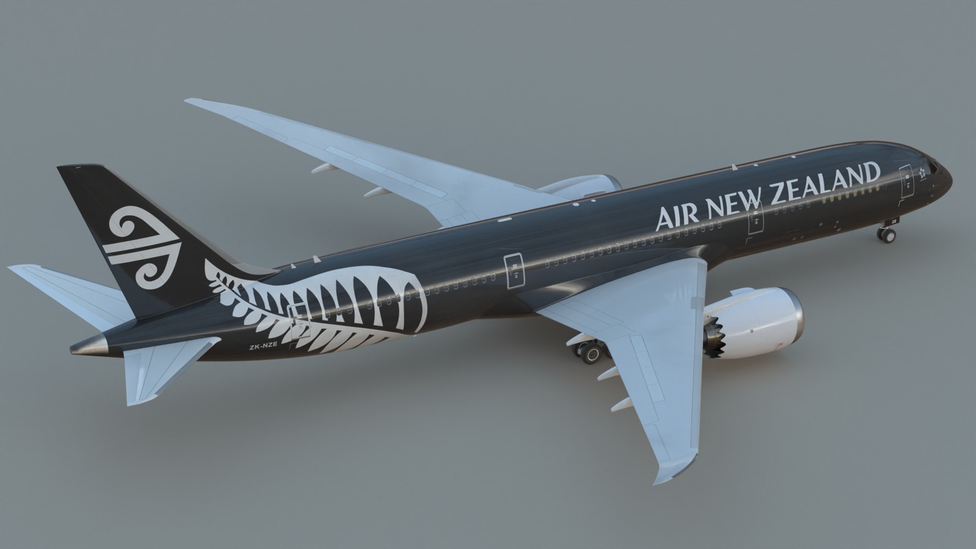 B789 Air New Zealand SC 3D Model - TurboSquid 2241231