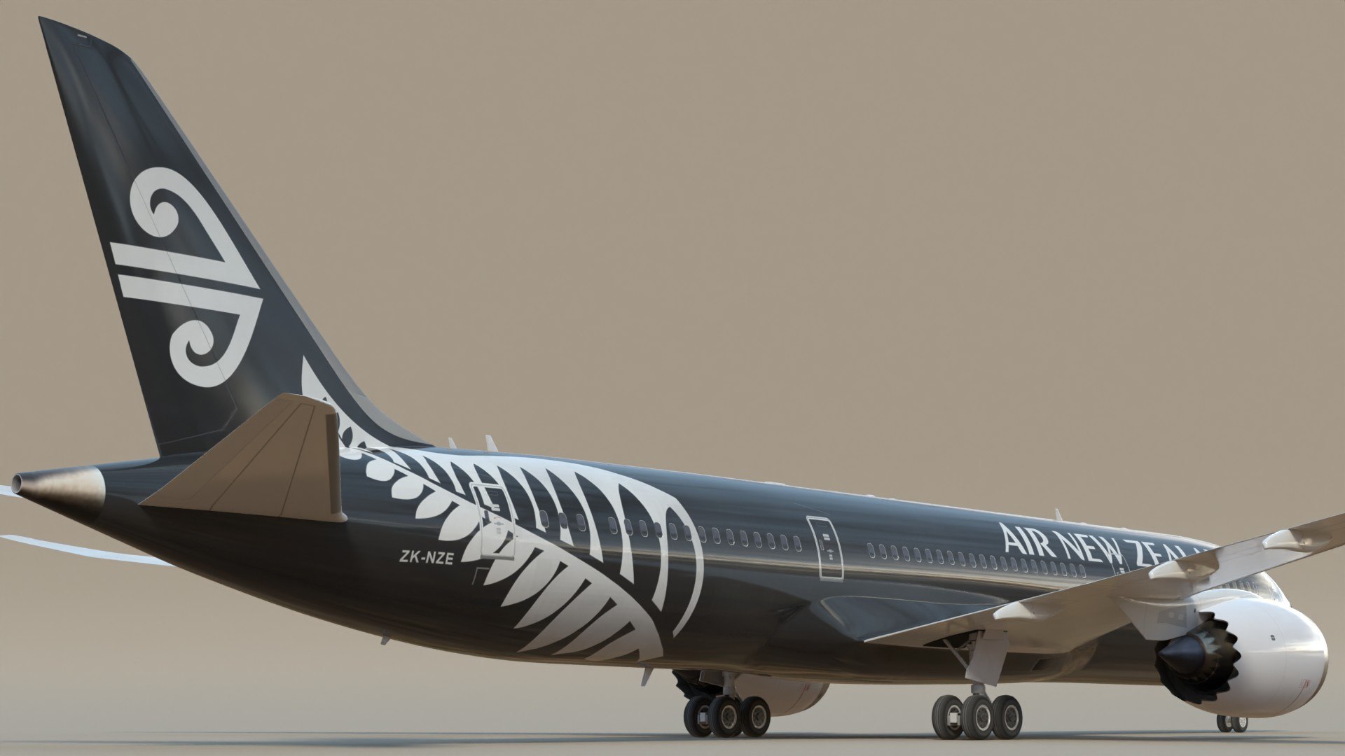 B789 Air New Zealand SC 3D Model - TurboSquid 2241231