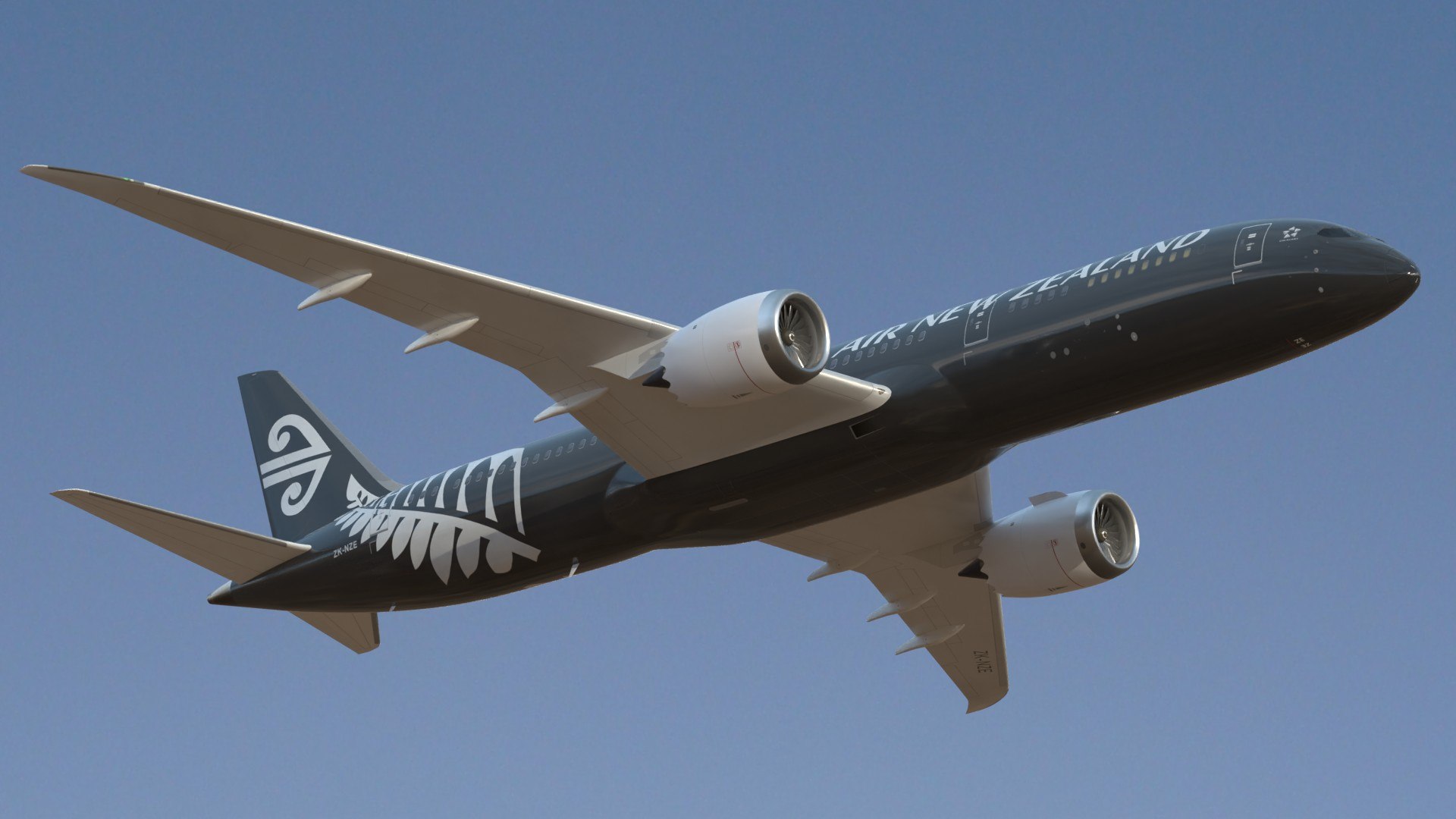 B789 Air New Zealand SC 3D Model - TurboSquid 2241231