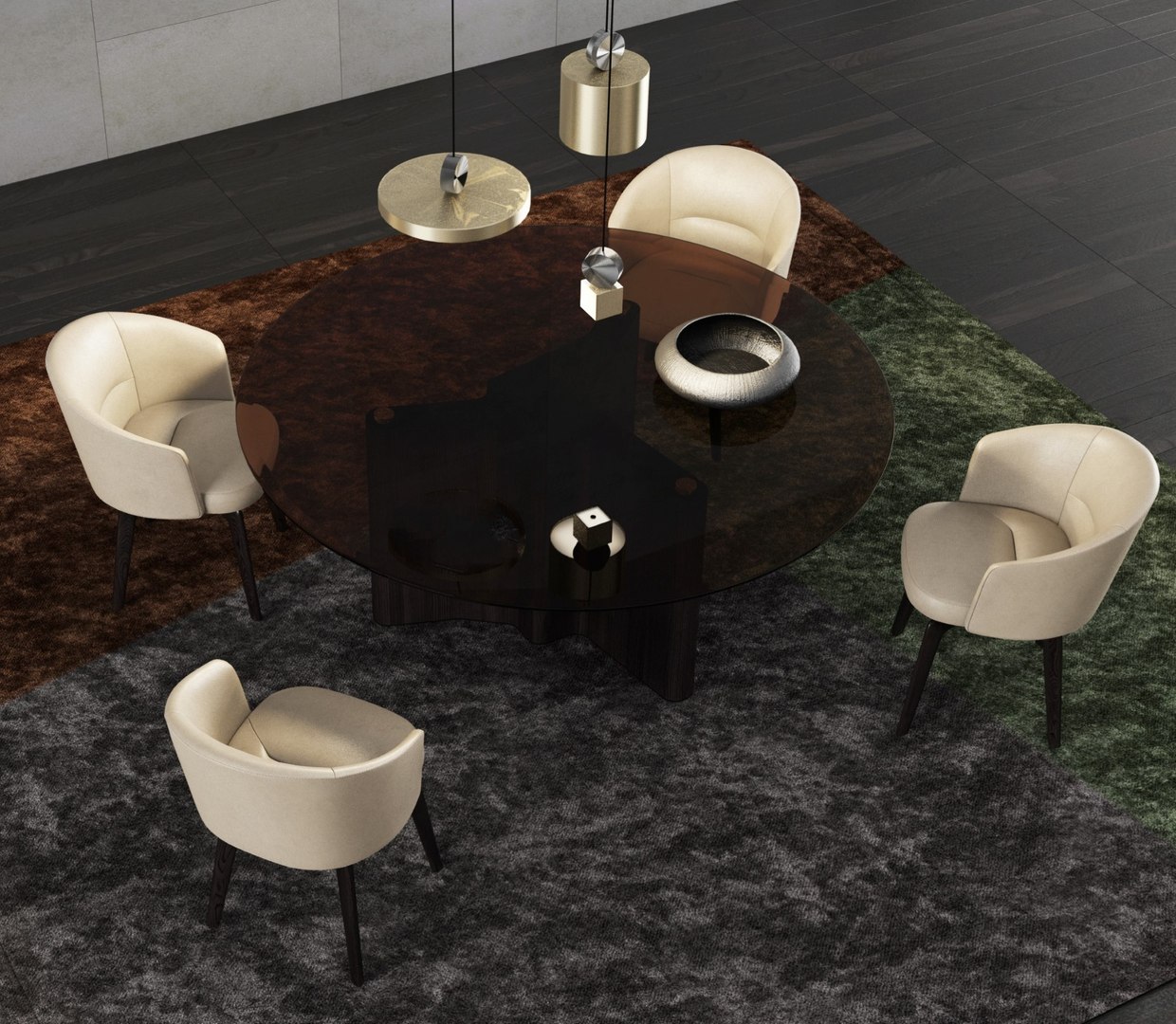 Minotti Lou Dining Table 3D Model - TurboSquid 1583206