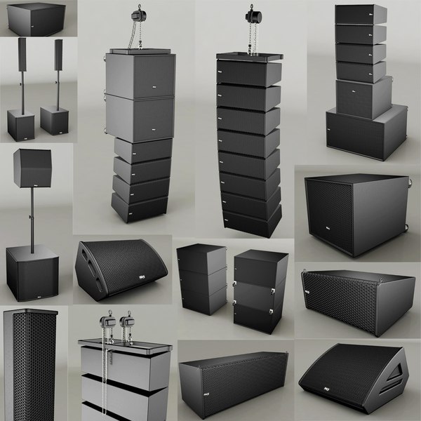 3D Speaker Models | TurboSquid