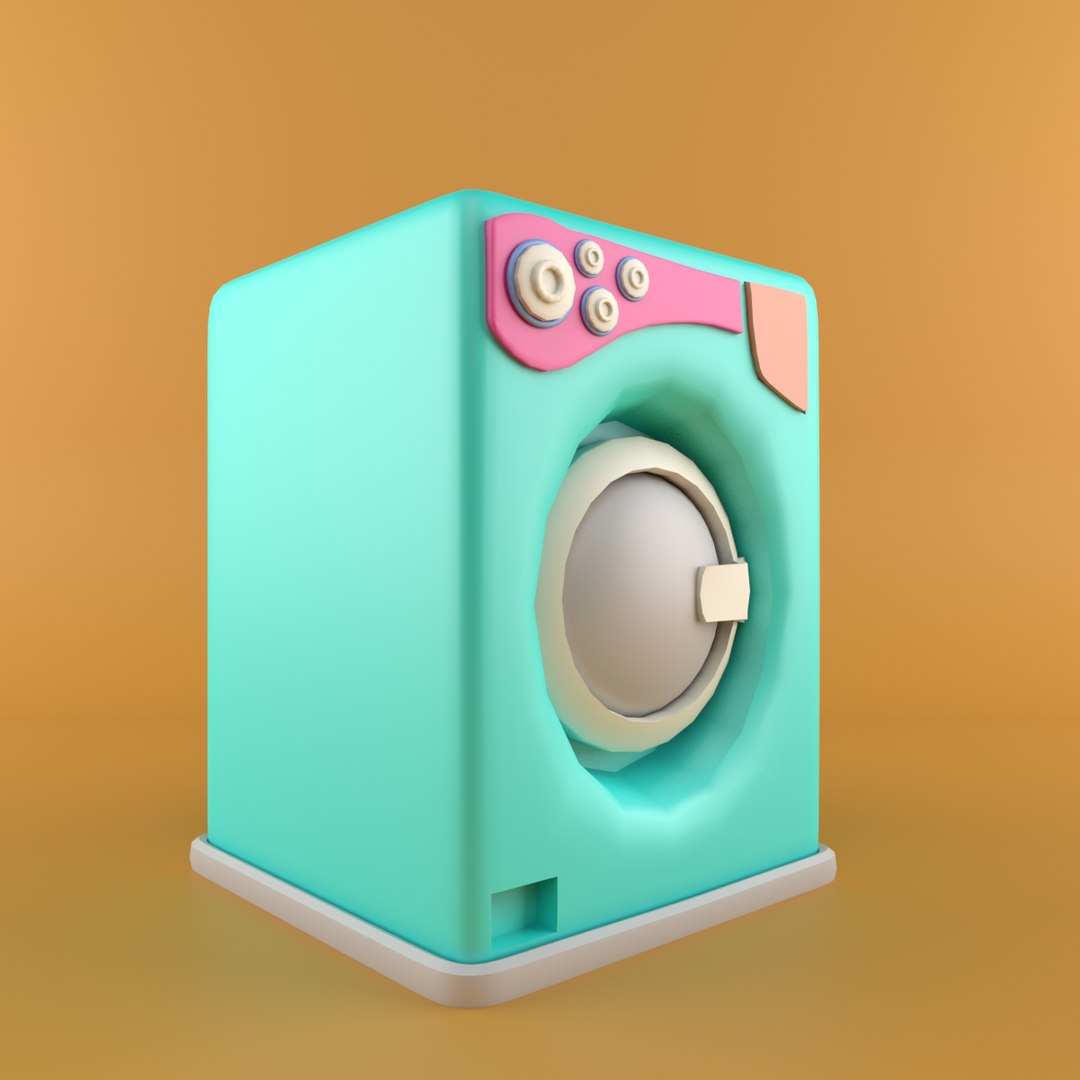 3D Washing Machine - TurboSquid 1388265